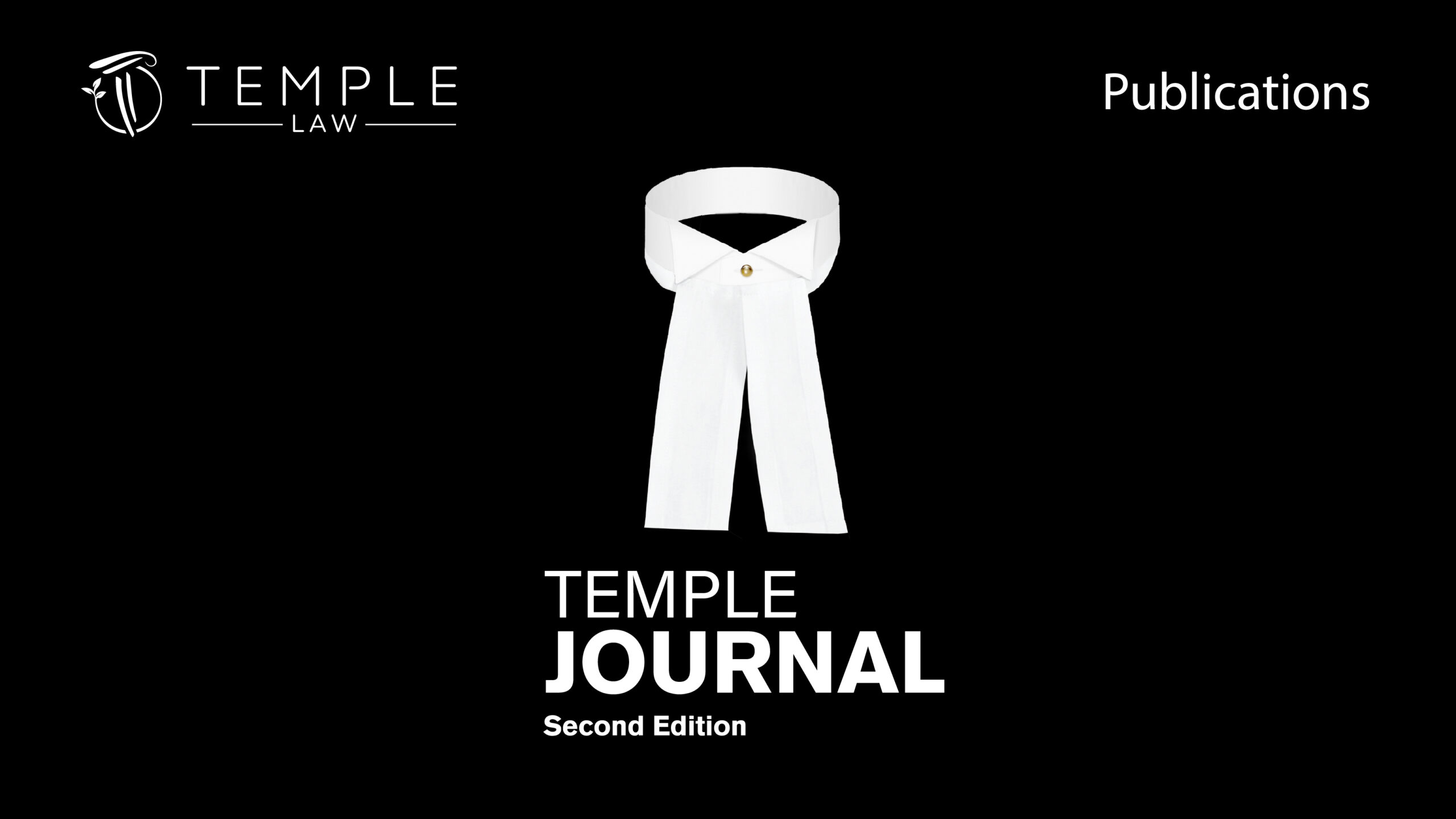 Introducing the Second Edition of our Temple Journal